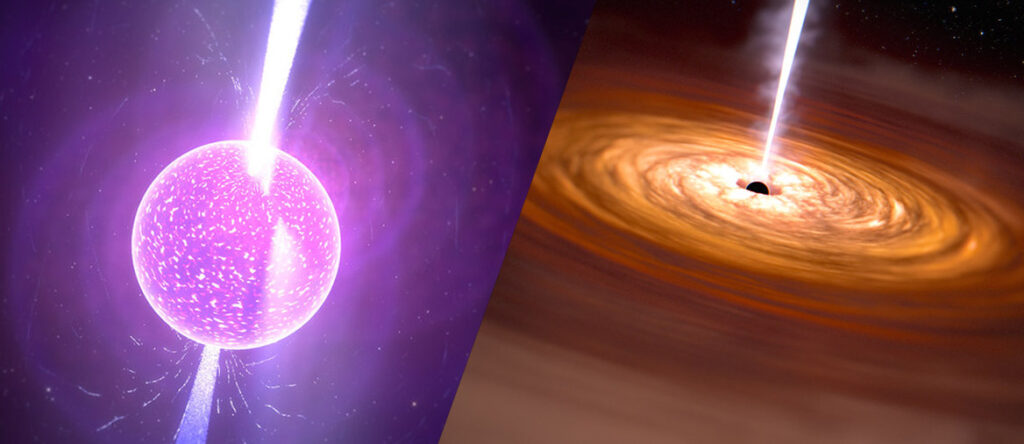 Pulsar vs Quasar. Differences and Similarities - Little Astronomy